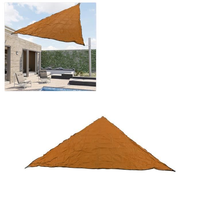 JAC® Zerone Pare- Triangle Sun Shade Voile Canopy Outdoor Pool Shade ...