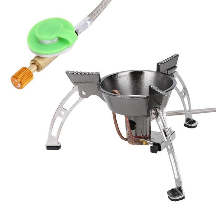 Brûleur de camping, cuisinière à gaz sûre de type fendu, alimentation ...