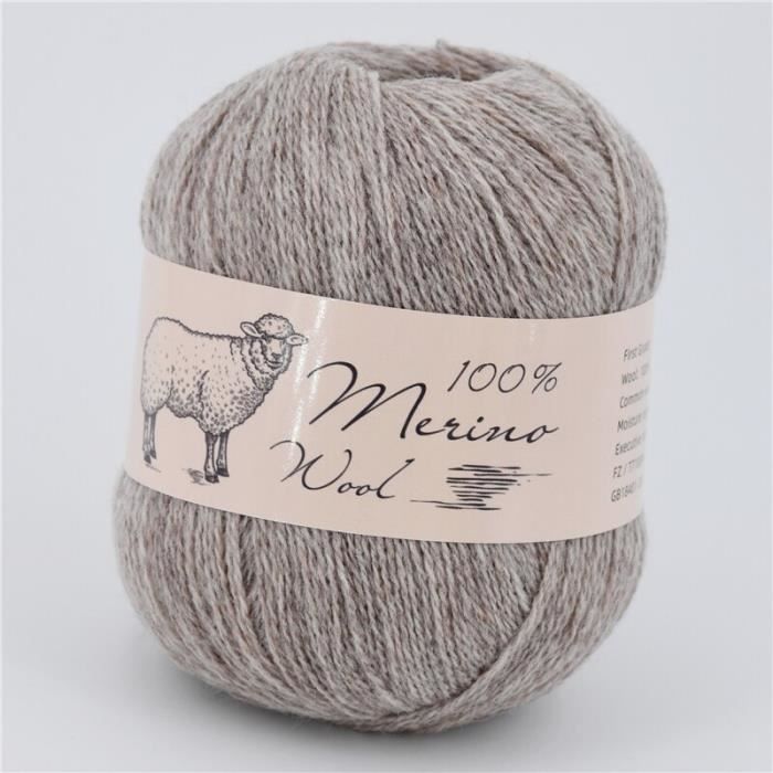 Fil de laine 100 pour tricot à la main laine mérinos moyen fin doux ...