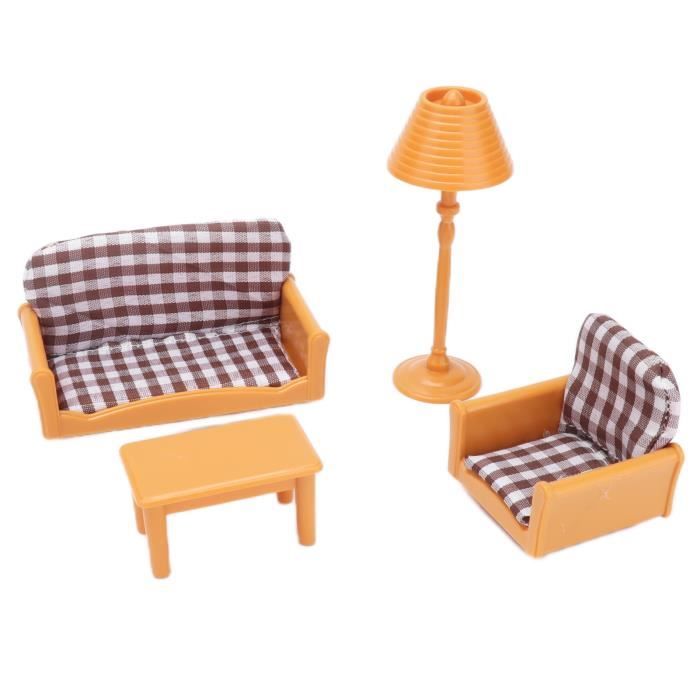 Keenso ensemble de salon de maison de poupée Ensemble de meubles de maison de poupée 1:12 ...