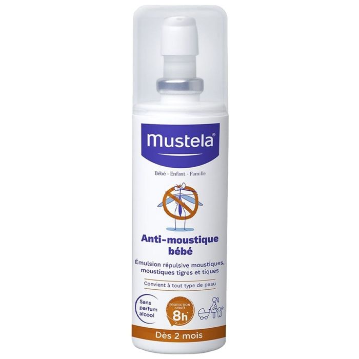 MUSTELA Anti-Moustiques Bébé Spray 100ml - Dès 2 Mois - Cdiscount Santé ...