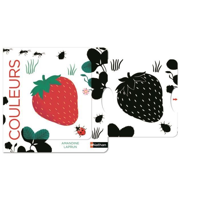 Livre d'éveil - NATHAN - Les couleurs - Noir et blanc - Animations ...