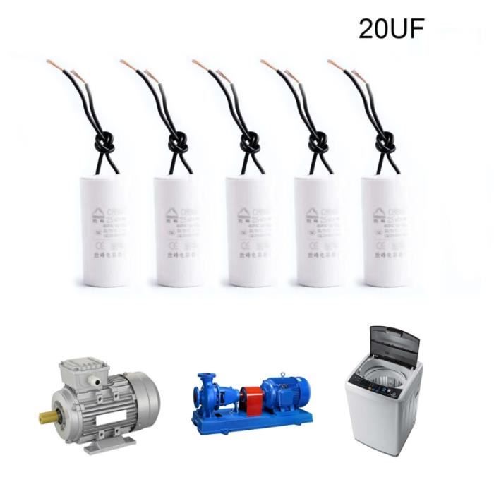 Capacitors à moteur 450V CBB60 pour la machine à laver Pompe à eau ...