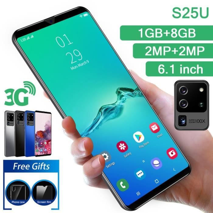 1 Go + 8 Go 6.1" Gris Téléphone portable Processeur quad-core MTK6580P ...