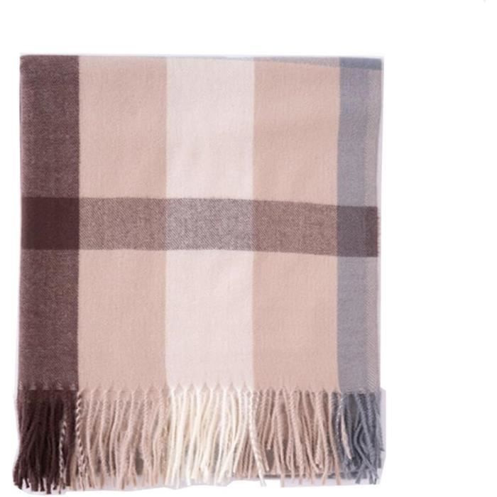Chaud Écharpe Avec Gland, Foulard Châle Douce D'Hiver, Châle Grandes ...