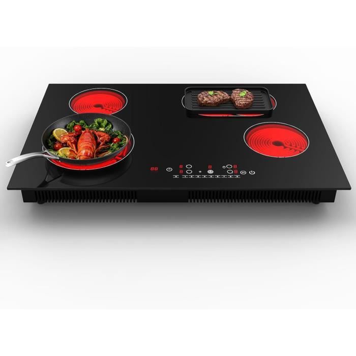 Plaque Induction,Plaque De Cuisson Induction 6800W 77Cm, Pour Toute ...