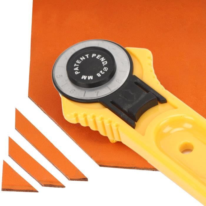 Coupe-roue de rouleau SONEW - Rotation Cutter Vêtements Tissu - Outil ...