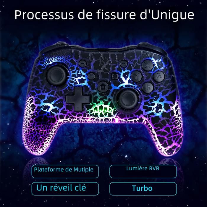 RGB manette de jeu sans fil accessoires croques pour Nintendo Switch TV ...