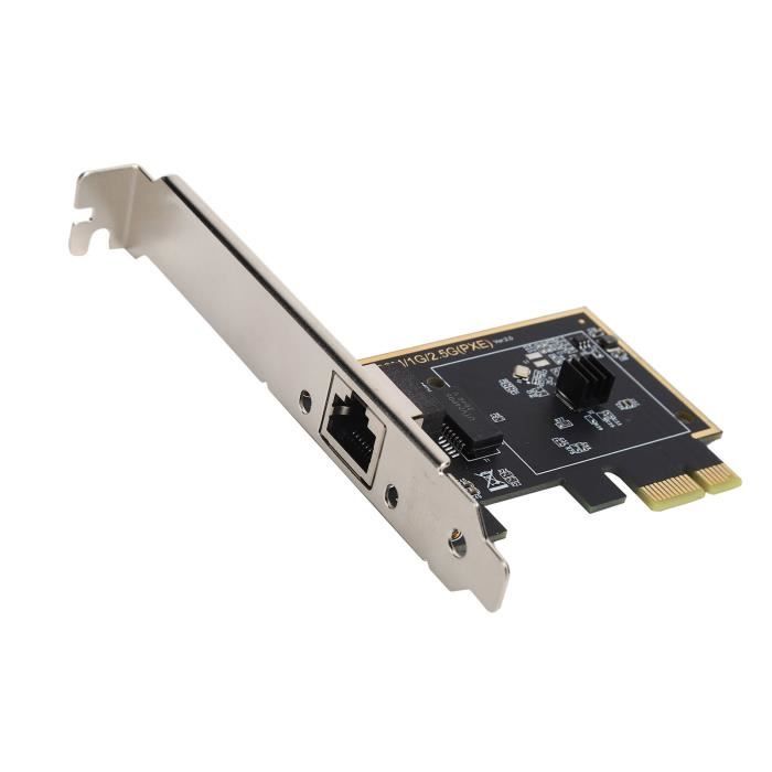 Cikonielf Adaptateur réseau Gigabit EDUP EP‑AC9635B 2.5Gbps PCI-E ...