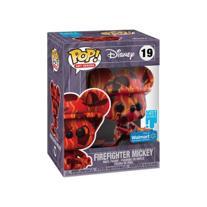 Figurine Funko Pop! N°19 - Mickey - Firefighter Mickey - Cdiscount Jeux ...