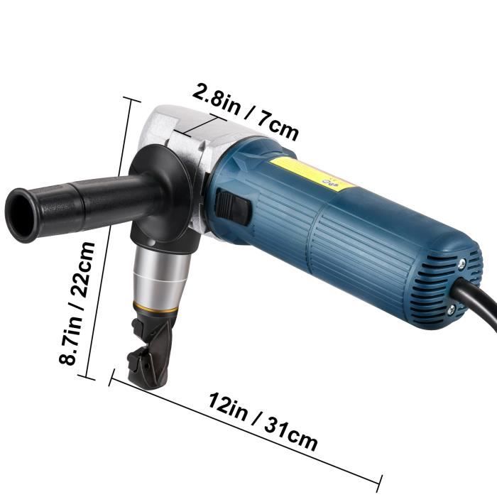 Grignoteuse Électrique à Tôle 4 mm - VEVOR - YT-200E 5050 - 625W - 220V ...