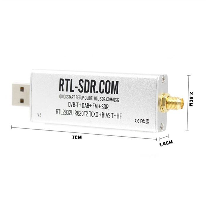 RTL-SDR V3 R820T2 RTL2832U 1PPM TCXO SMA RTLS SDR RéCepteur Sans Fil ...