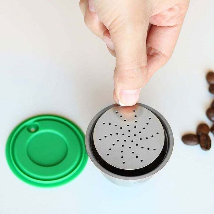 Capsule Café Inox Réutilisable, Compatible Nespresso Dolce Gusto ...