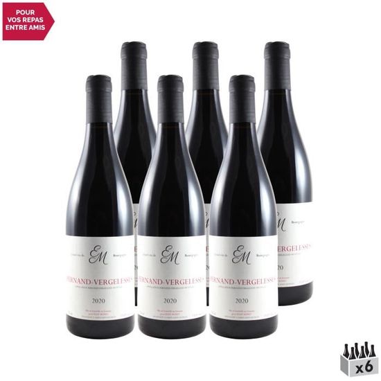 Pernand Vergelesses Rouge 2020 Lot De 6x75cl Maison Eddy Morey