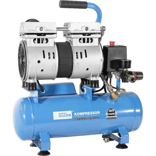 Compresseur - Güde - Airpower 10586 - Silencieux - 550W - 8 Bars - 6L ...