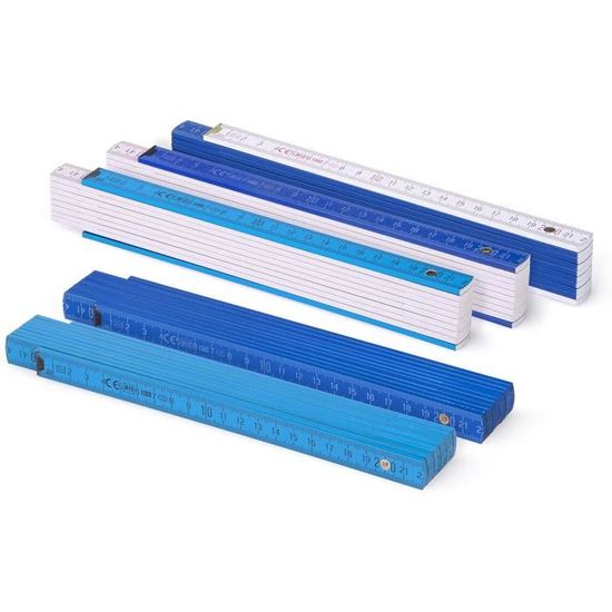 Metrie™ Règle pliante en bois Bl52\5X Règle pliante de 2 m de long avec ...