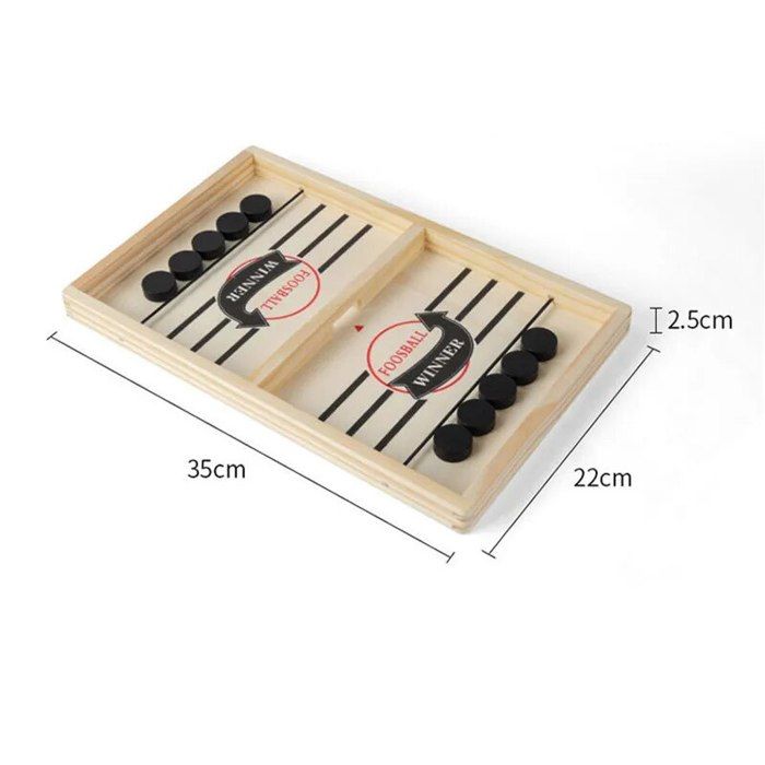 Jeu de société Slingpuck en bois pour enfants,jouets interactifs parent-enfant,jeux de fête ...