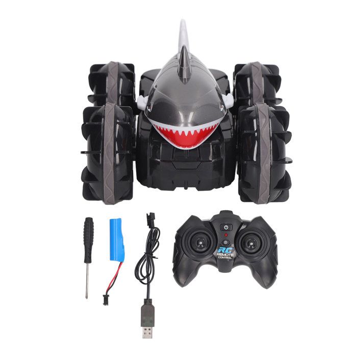 Voiture télécommandée amphibie 2,4 G sans interférence, camion télécommandé rechargeable pour ...