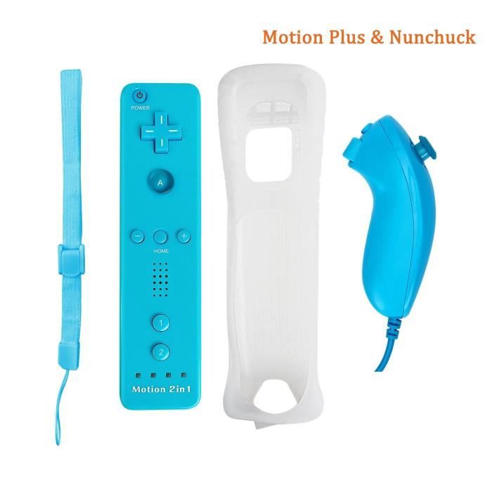 Nunchuck - AIHONTAI - Nunchuck avec Motion Plus - Bluetooth - Vibration ...
