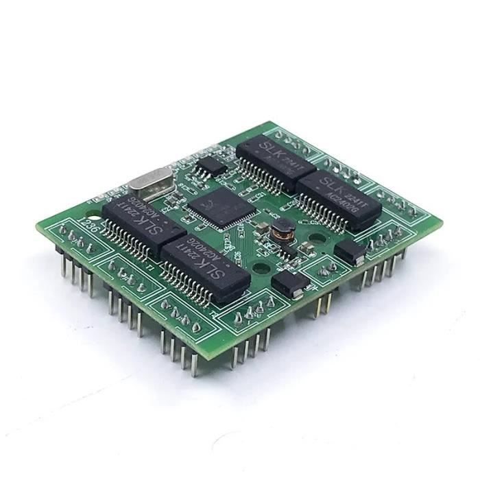 8 Ports100m Module De Commutation Ethernet Industriel Non Géré Carte Mère Oem Ports De