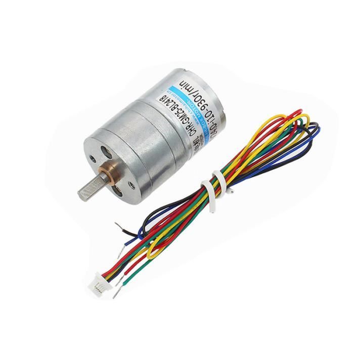 Moteur 12V - Ratio 1-100 - Moteur à engrenages sans balais cc GM25 ...