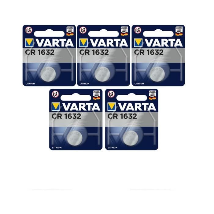 5 piles Varta CR1632 - - Cdiscount Jeux - Jouets
