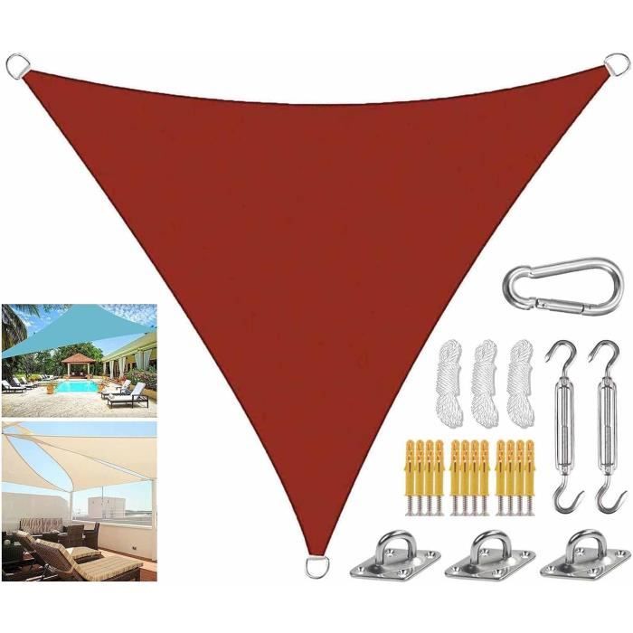 Auvent de Protection Solaire for Aires de Jeux extérieures Rouge ...