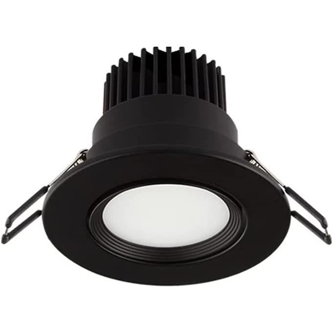 Spots encastrés à LED pour Plafond Noir 3W 5W 7W Downlights Ronds 120 ...