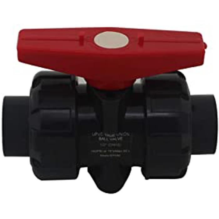 Vanne Double Union À Coller Diam 20 25 32 40 50 63 75 90 110Mm Vanne Boisseau Pvc Robinet ...