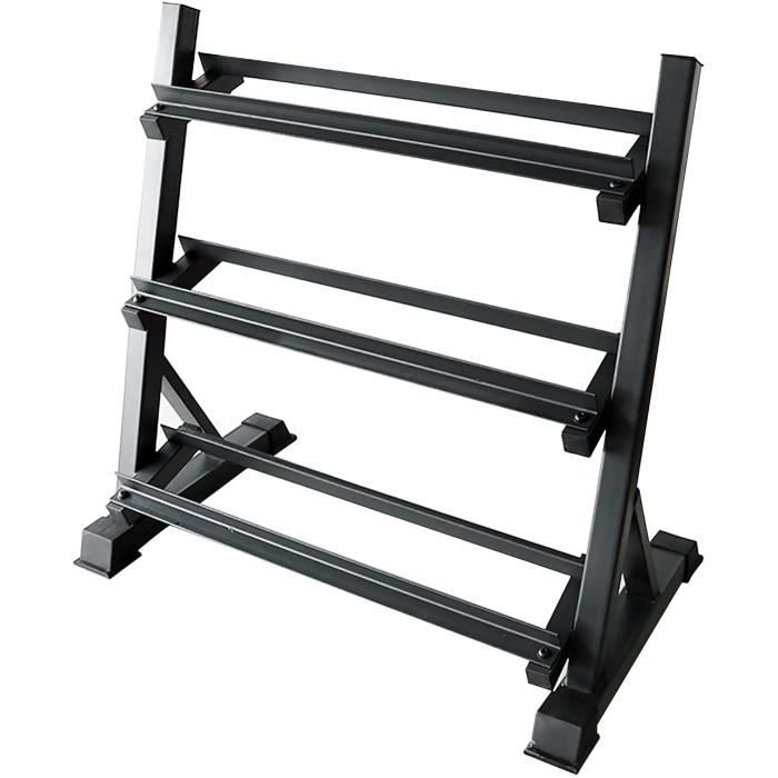 Support d'haltères en acier antidérapant Charge maximale 300 kg Pour ...