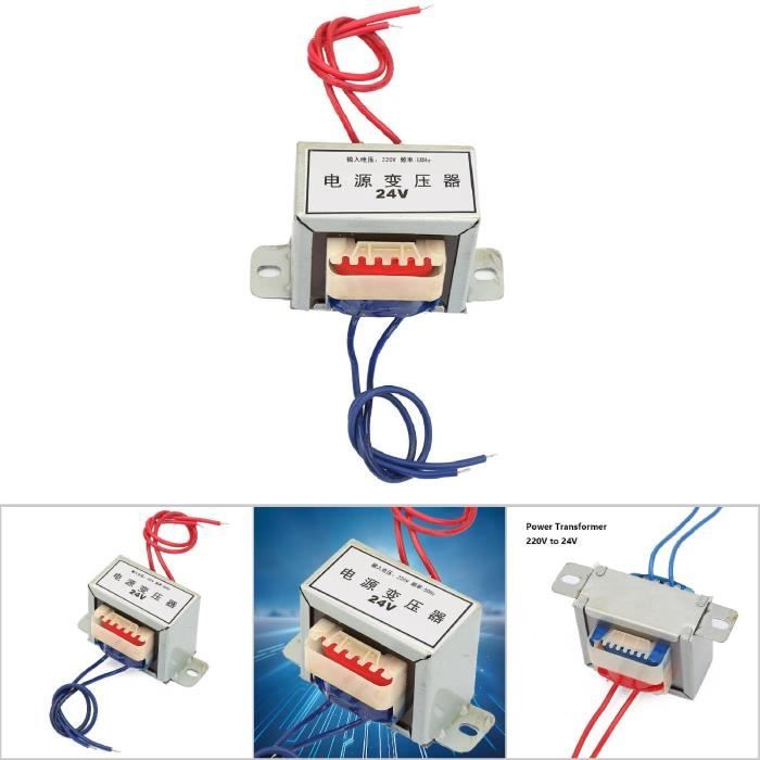Cikonielf transformateur de puissance EI AC 12V/24V Tension de sortie ...