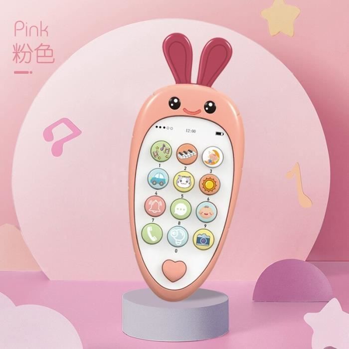 Poupon WMYKM Baby Mobile Phone Toys Bilingual Telephone With Light ...