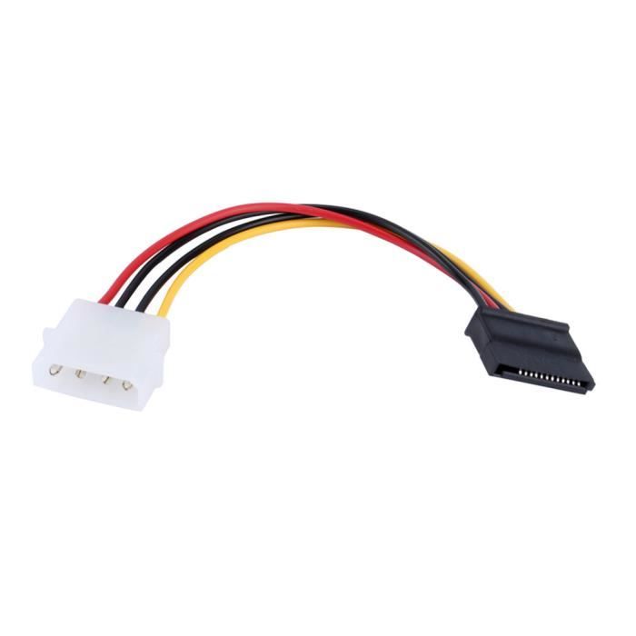 DITM® Câble doubleur d'Alimentation Interne Molex male (4 broches) vers ...