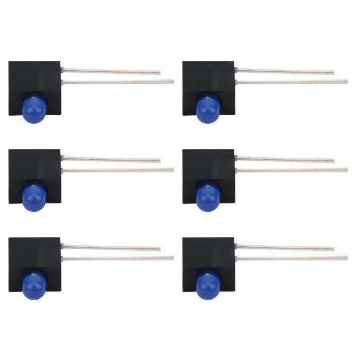 EJ.life support LED diodes 100pcs support LED 3mm abat-jour à 90 degrés ...