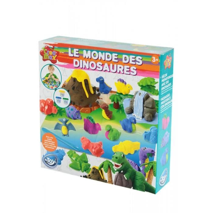 LE MONDE DES DINOSAURES EN PÂTE À MODELER - Cdiscount Jeux - Jouets