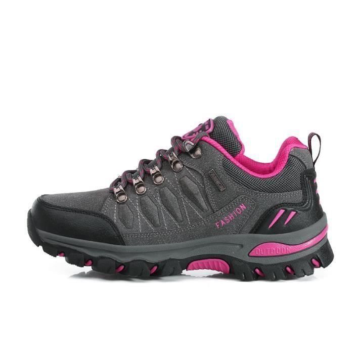 Chaussures marche randonnées Femmes Trekking Outdoor Gris - Cdiscount Sport
