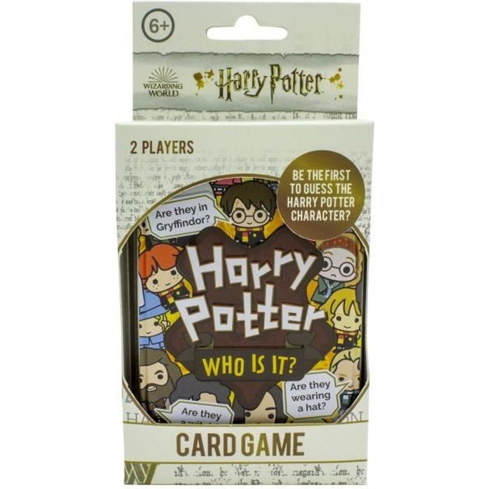 Jeu de cartes Harry Potter Who Is It - PALADONE - 2 joueurs - 24 cartes ...