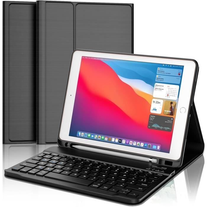 Clavier Pour Ipad 10.2 Pouces (9Ème-8Ème-7Ème Generation) - Azerty ...