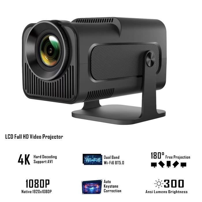 Mini Projecteur Portable, Android 13 Videoprojecteur ，Luminosité 300 ...