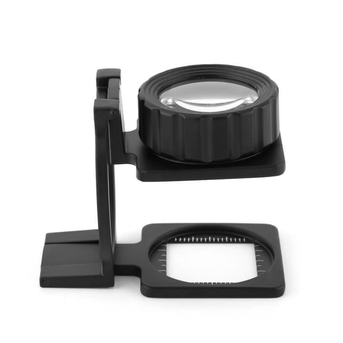 LUL-15X Portable Foldable Magnifier Stand Magnifying Glass Lens Loupe ...