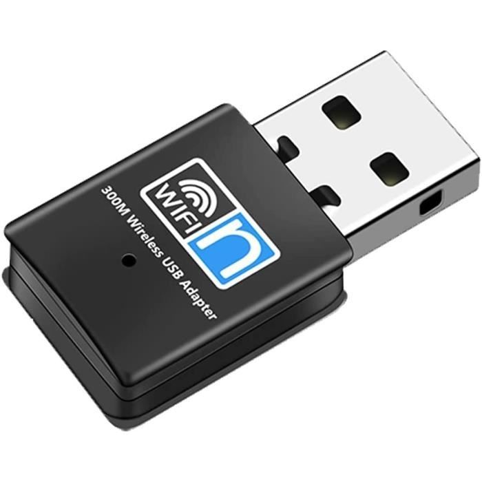 Dongle USB WiFi, Mini Cle USB 2.0 WiFi Adaptateur LAN 802.11 n-g-b ...