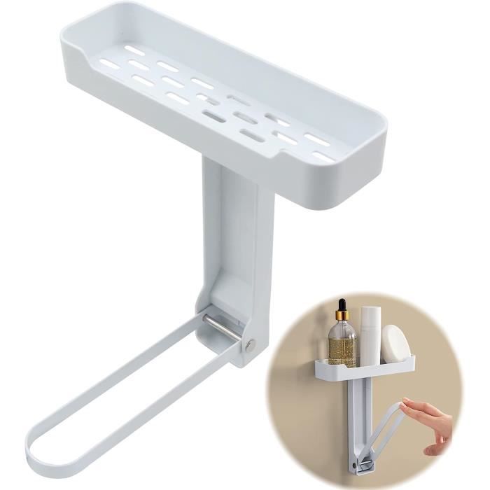 Étagère Douche Organisateur Cintres Rangement - Plastique Crochet Mural ...