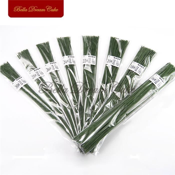 MOULE A GATEAU,Green iron wire-30 0.28mmx100pcs--Fil de fer pour ...