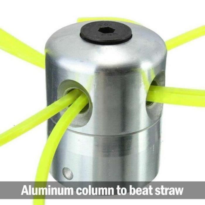 GTY08203-PIECE DETACHEE OUTIL DE JARDIN,Tête de tondeuse universelle en aluminium avec quatre ...