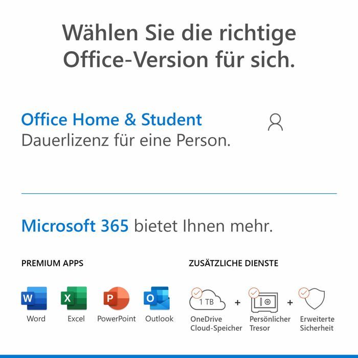Microsoft MS Office 2019 Home & Student [DE] PKC.P6 for Windows 10 ...