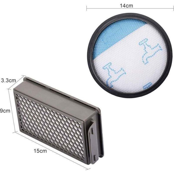 Filtre HEPA pour aspirateur Rowenta/Moulinex/Tefal Compact Power ...