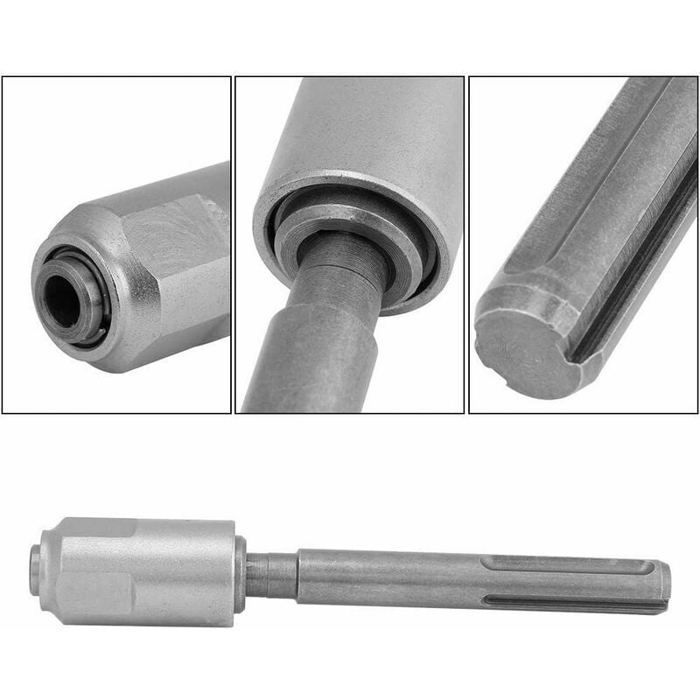 Adaptateur Convertisseur SDS Max vers SDS Plus, 40 en acier au chrome ...