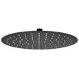 Inoxa Pomme de tête extra plate ronde de 300mm - Noir - Essebagno ...