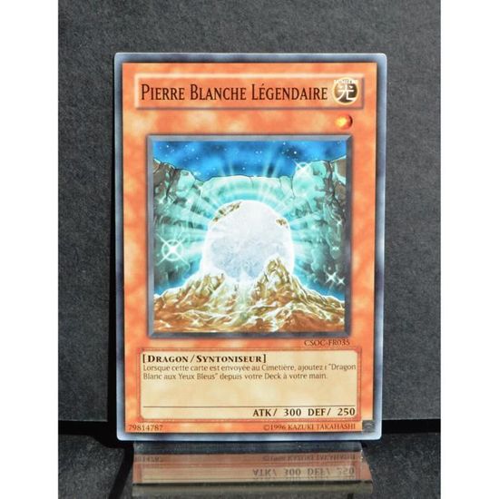 Carte YU-GI-OH CSOC-FR035 Pierre Blanche Légendaire NEUF FR - Cdiscount Jeux - Jouets