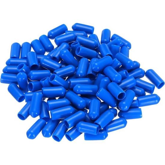 Lot De 100 Embouts En Caoutchouc Vinyle Pvc, 6,5 Mm, Protection Pour ...